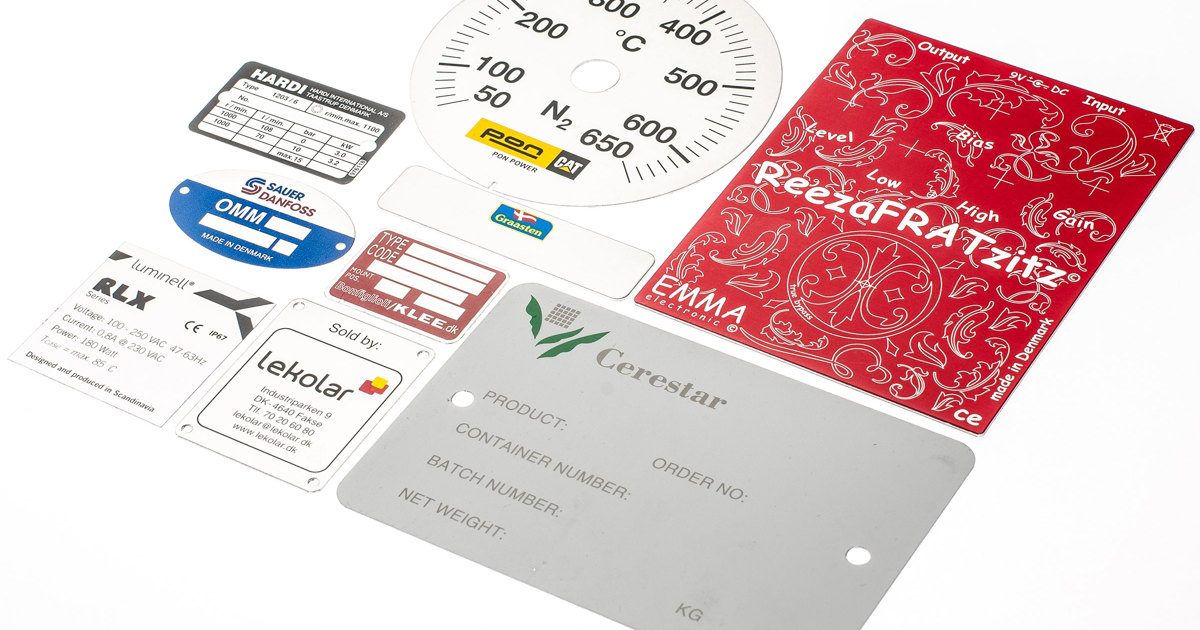 Metal Name and Scale plates delivering your message with Precision - I ...