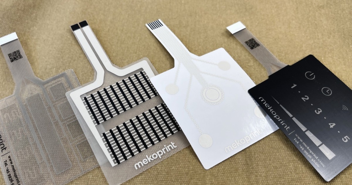 Printed electronic sensor sample | Mekoprint